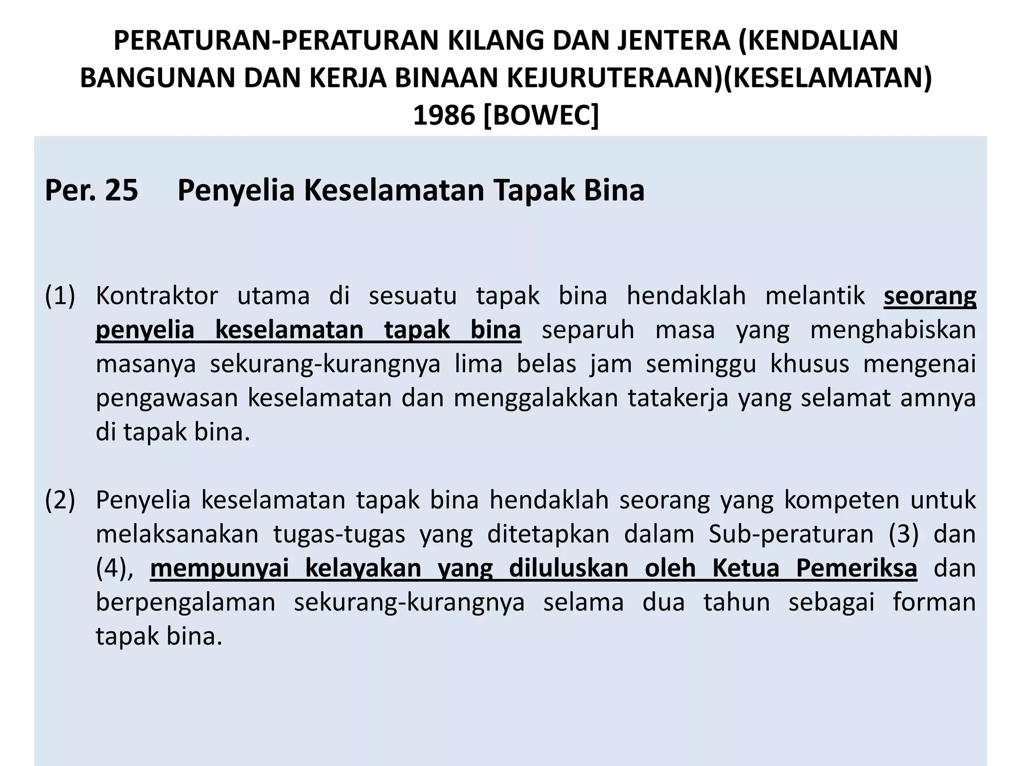 Seminar Cakna KKP - Site Safety Supervisor (SSS) | PDF