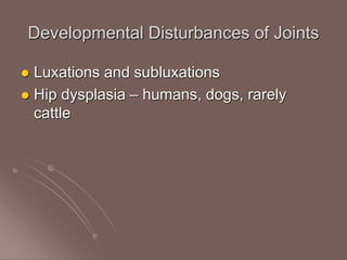 Veterinary Pathology of Skeletal system | PPT