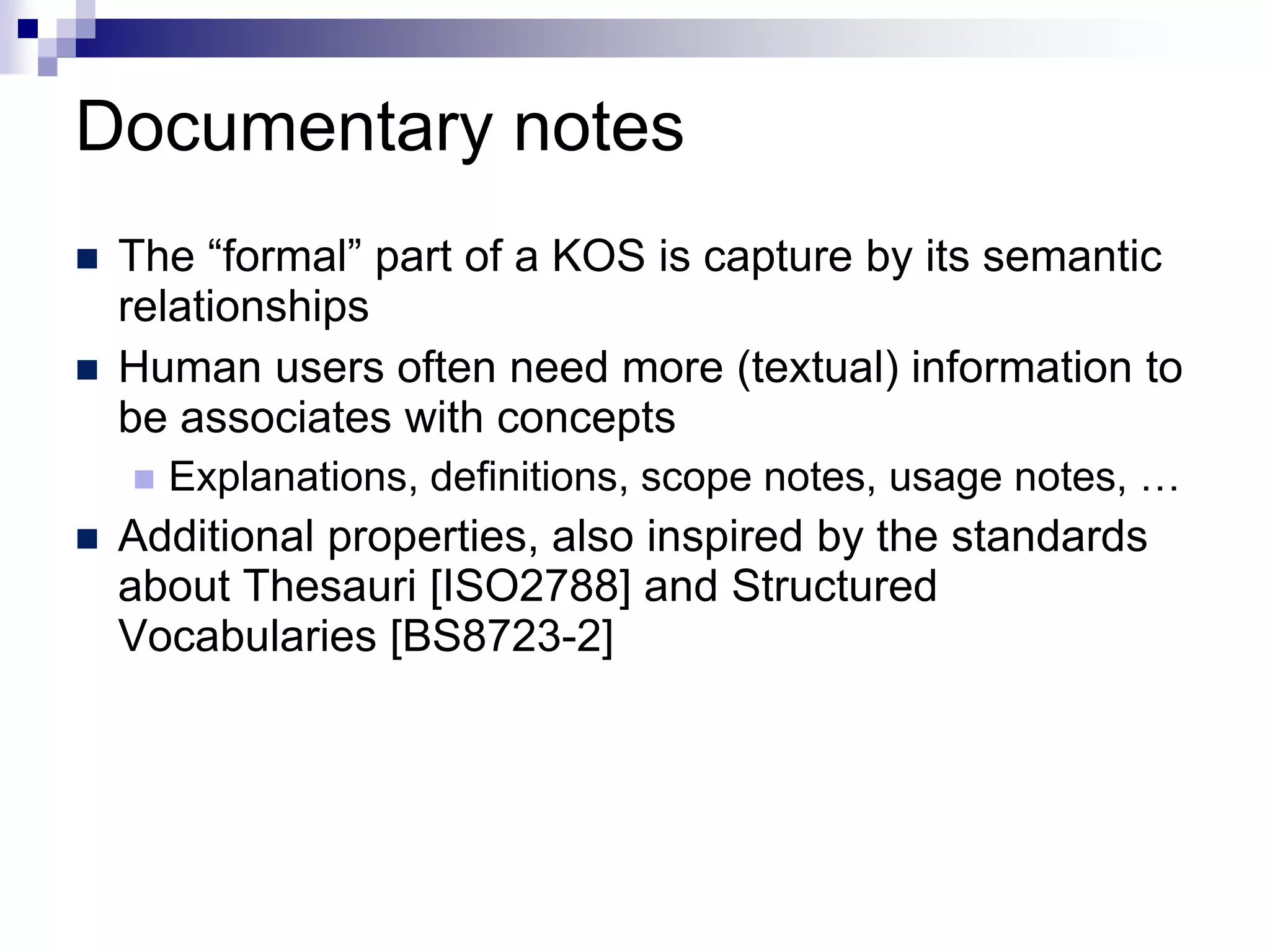 Introduction to SKOS - Simple Knowledge Organization System | PDF