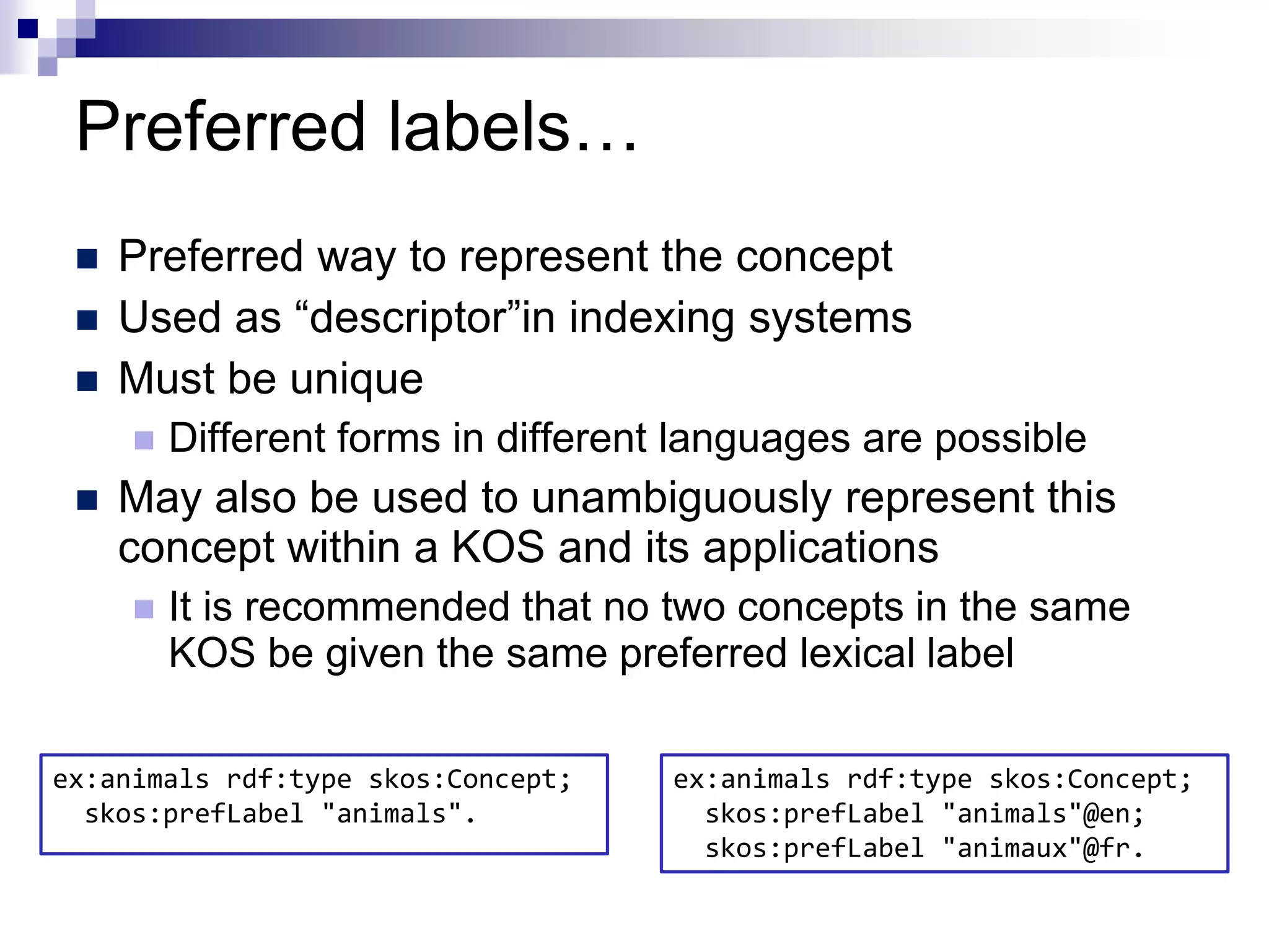 Introduction to SKOS - Simple Knowledge Organization System | PDF