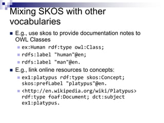 Introduction to SKOS - Simple Knowledge Organization System | PDF