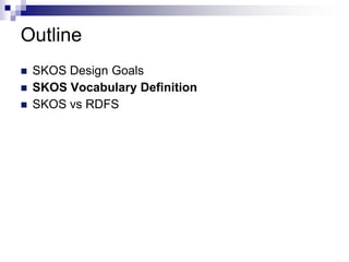 Introduction to SKOS - Simple Knowledge Organization System | PDF