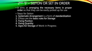 5 s methodology | PPTX