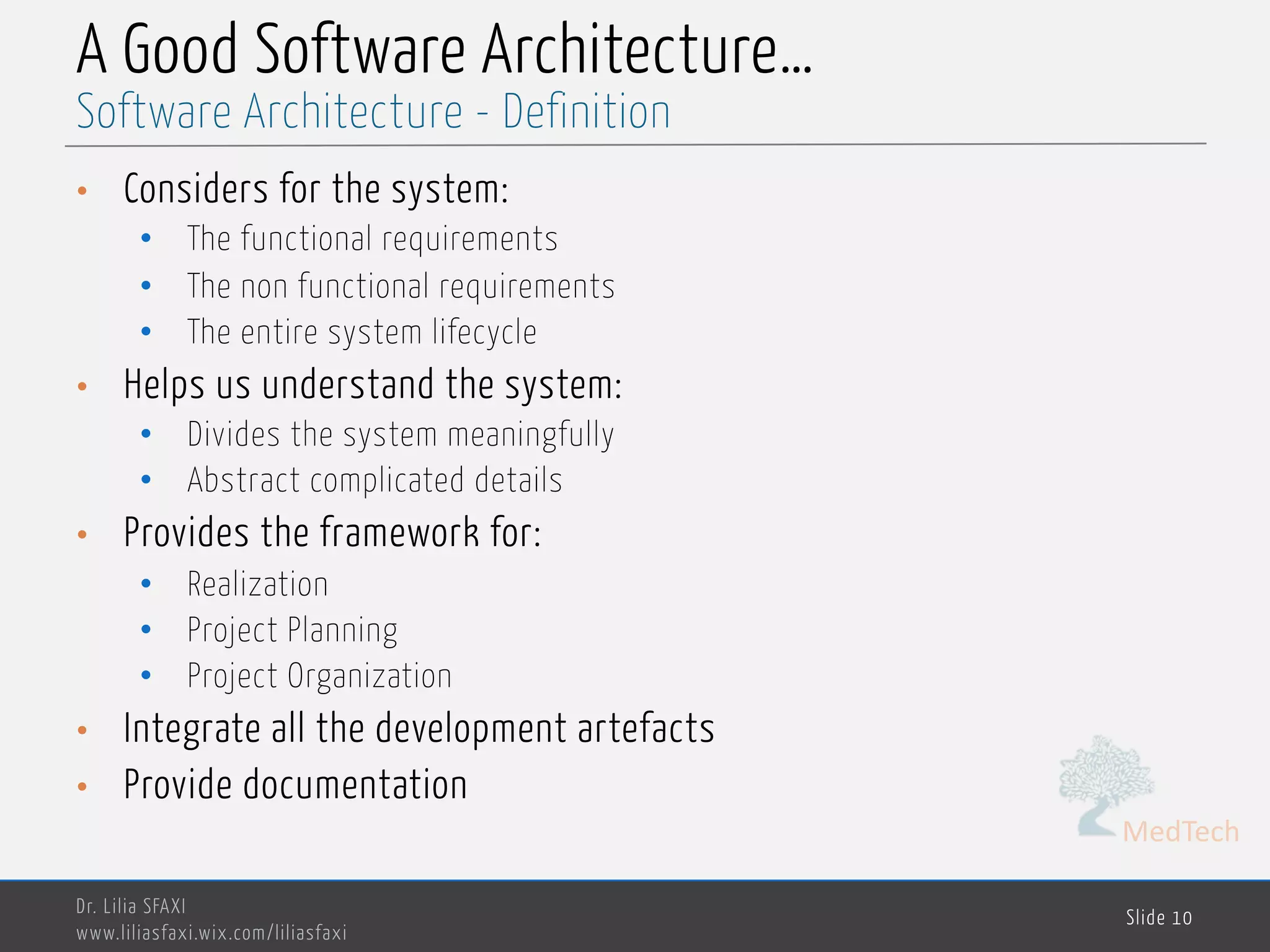 Software Engineering - chp5- software architecture | PPT | Free Download