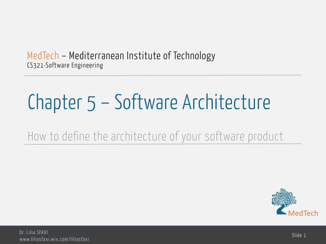 Software Engineering - chp5- software architecture | PPT