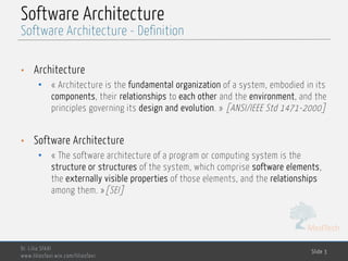 Software Engineering - chp5- software architecture | PPT