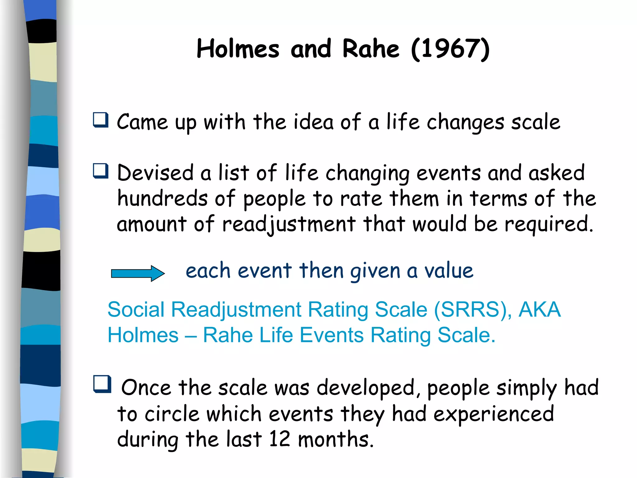 5. Sources Of Stress (Srrs) | PPT