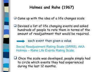 5. Sources Of Stress (Srrs) | PPT