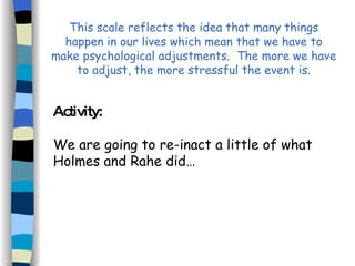 5. Sources Of Stress (Srrs) | PPT