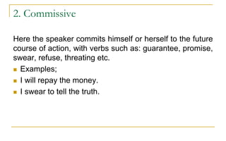 Speech act theory | PPTX