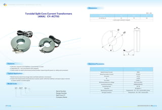 Split core ct, rogowski coil (2016) | PDF