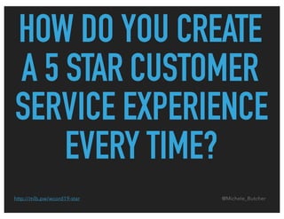 The Five Star Customer Experience | PDF