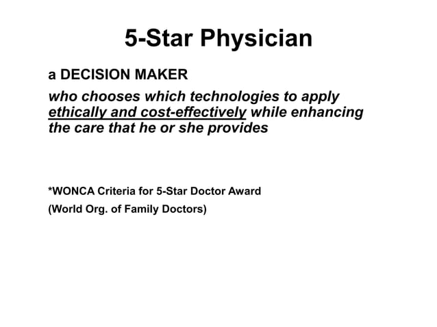 5-Star Physician: Am I? How to Be? | PPTX