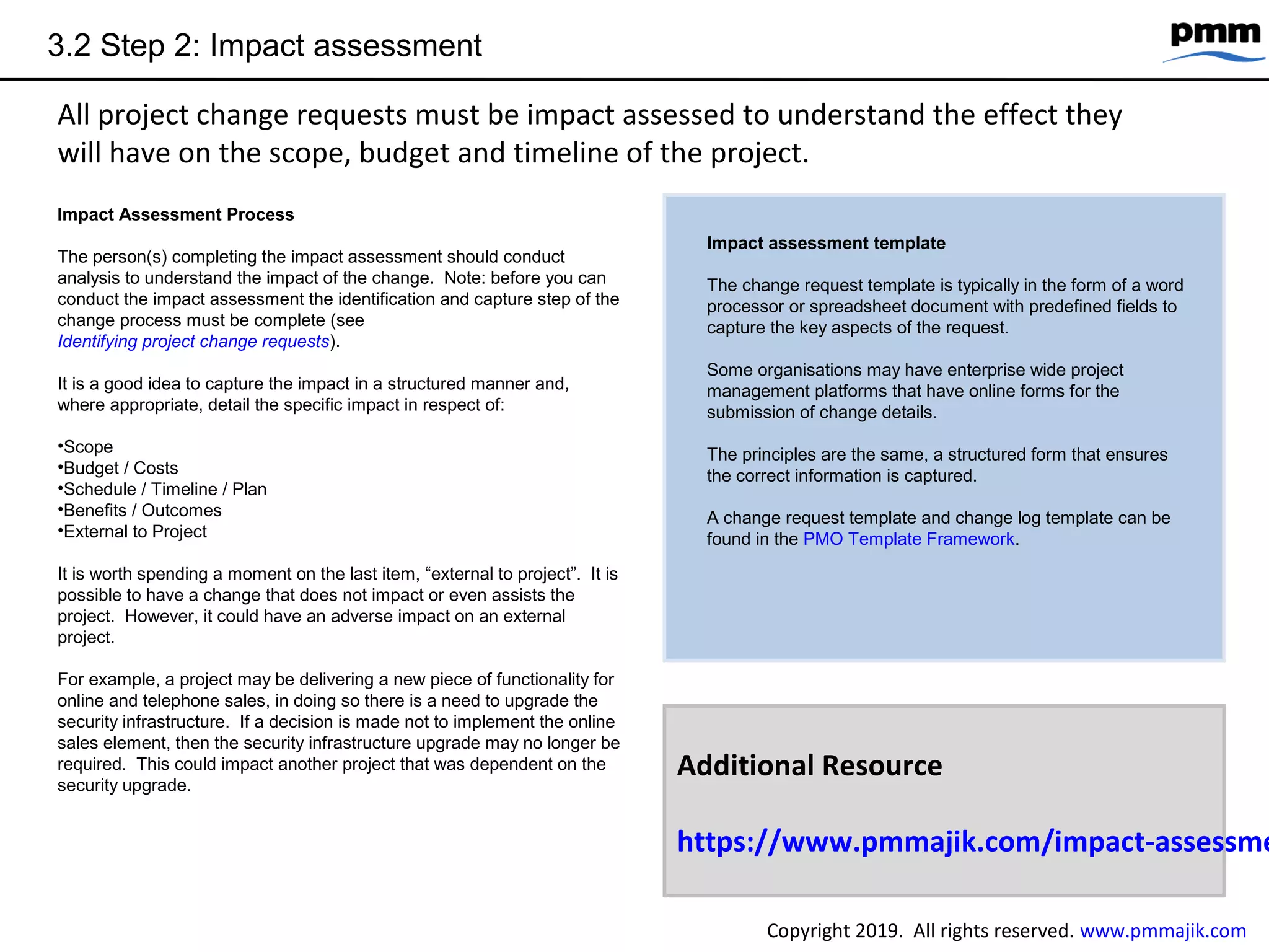 5 steps project change control process | PPT
