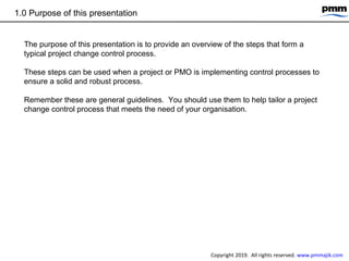 5 steps project change control process | PPT