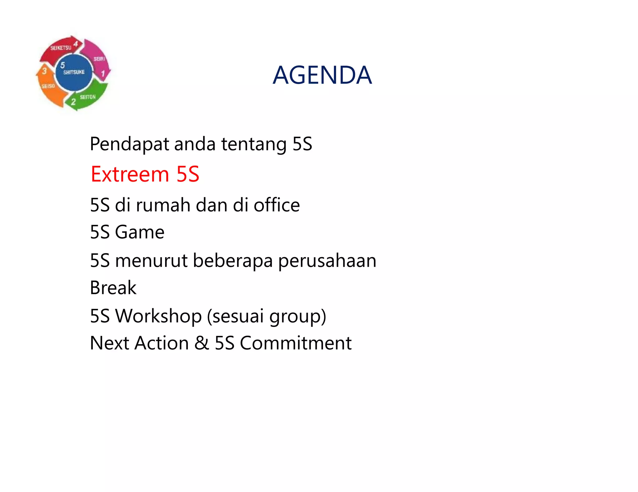 PELATIHAN IMPLEMENTASI 5S UNTUK PERUSAHAAN | PDF