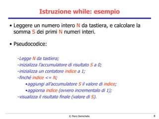5 Strutture Iterative | PPT | Programming Languages | Computing