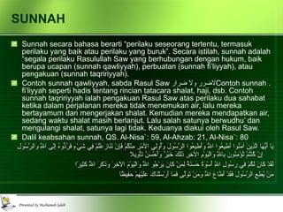 5. sunnah sbg sumber | PPS