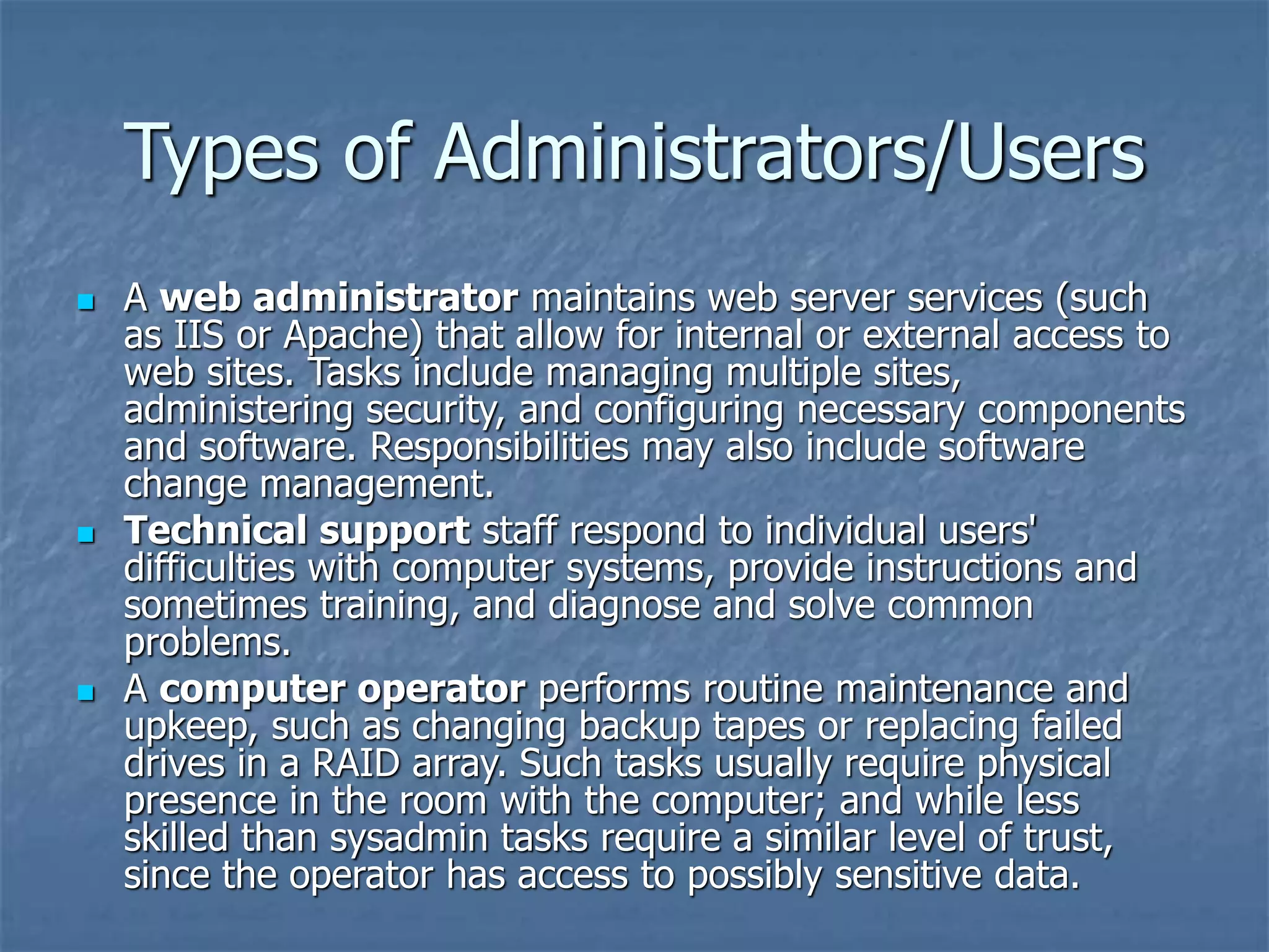 5 - System Administration.ppt