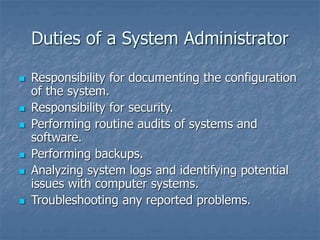 5 - System Administration.ppt