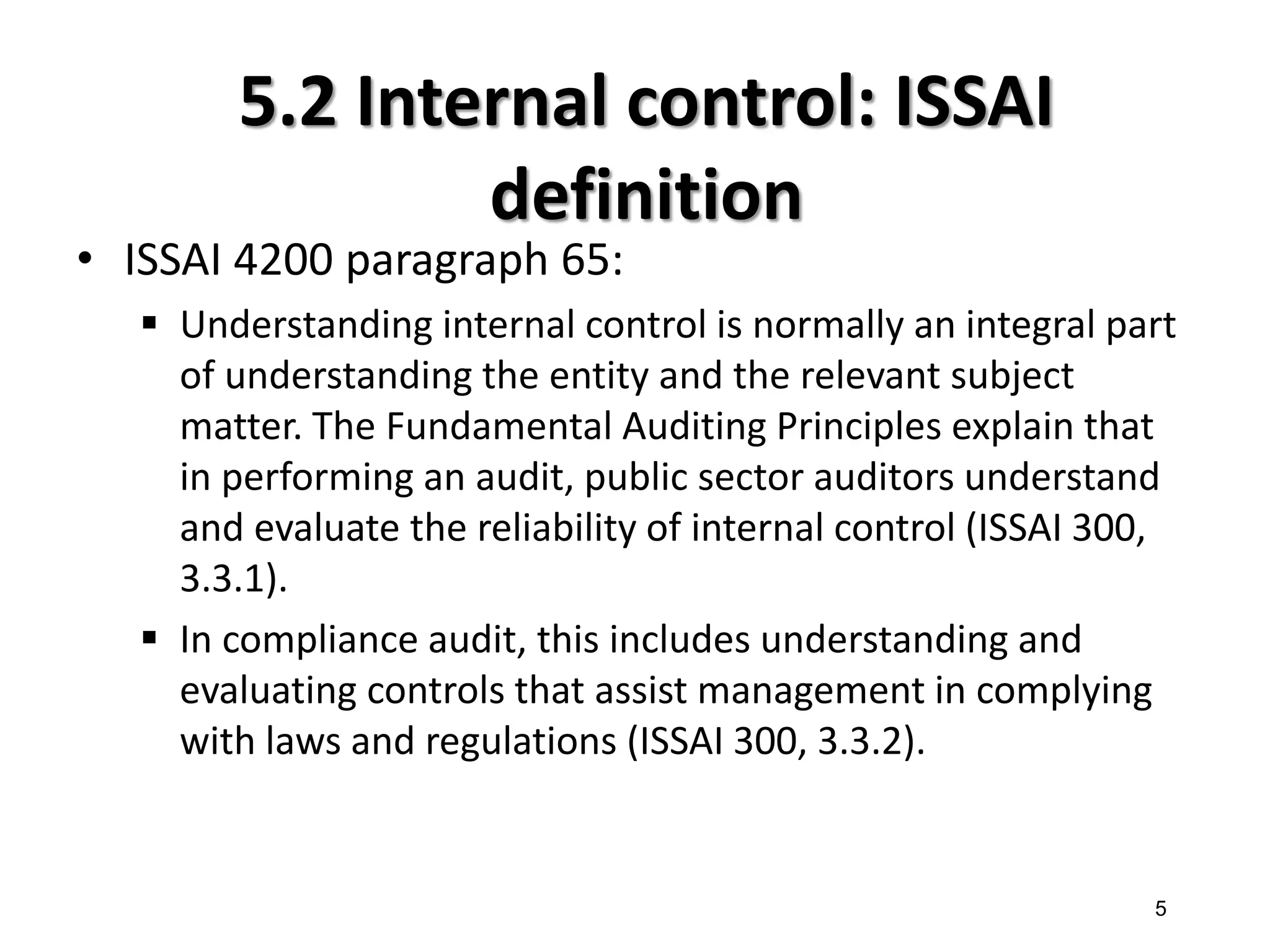 Presentation 5, System based audit approach - what is it about ...