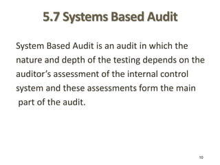 Presentation 5, System based audit approach - what is it about ...
