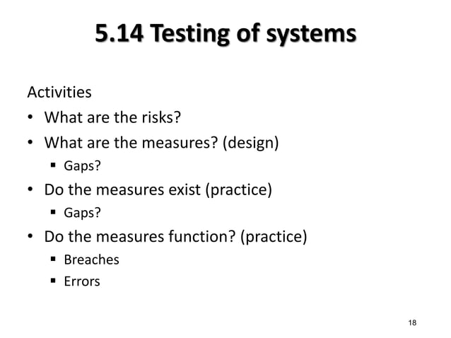 Presentation 5, System based audit approach - what is it about ...