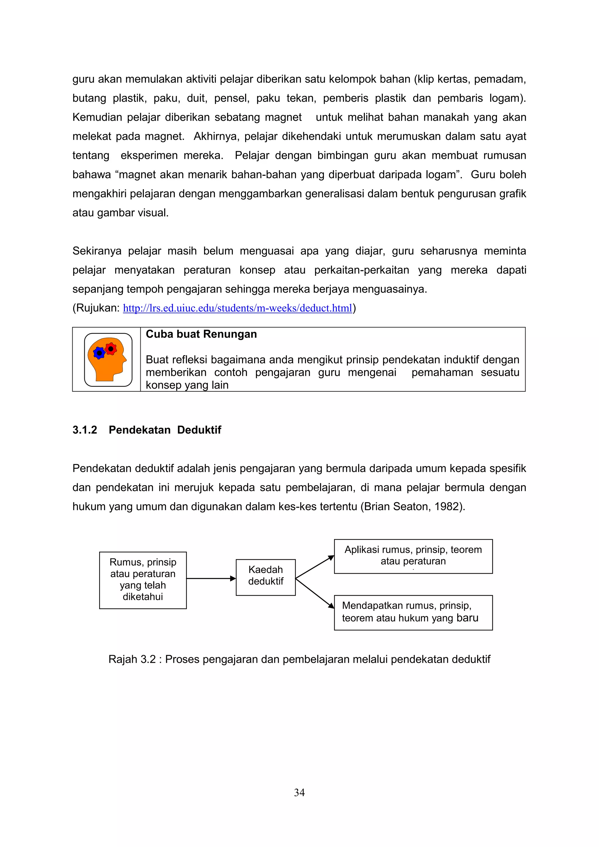 Pendekatan, strategi, kaedah dan teknik pengajaran | PDF