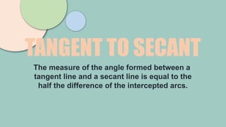 5 - Tangent and Secant on a Circles.pptx