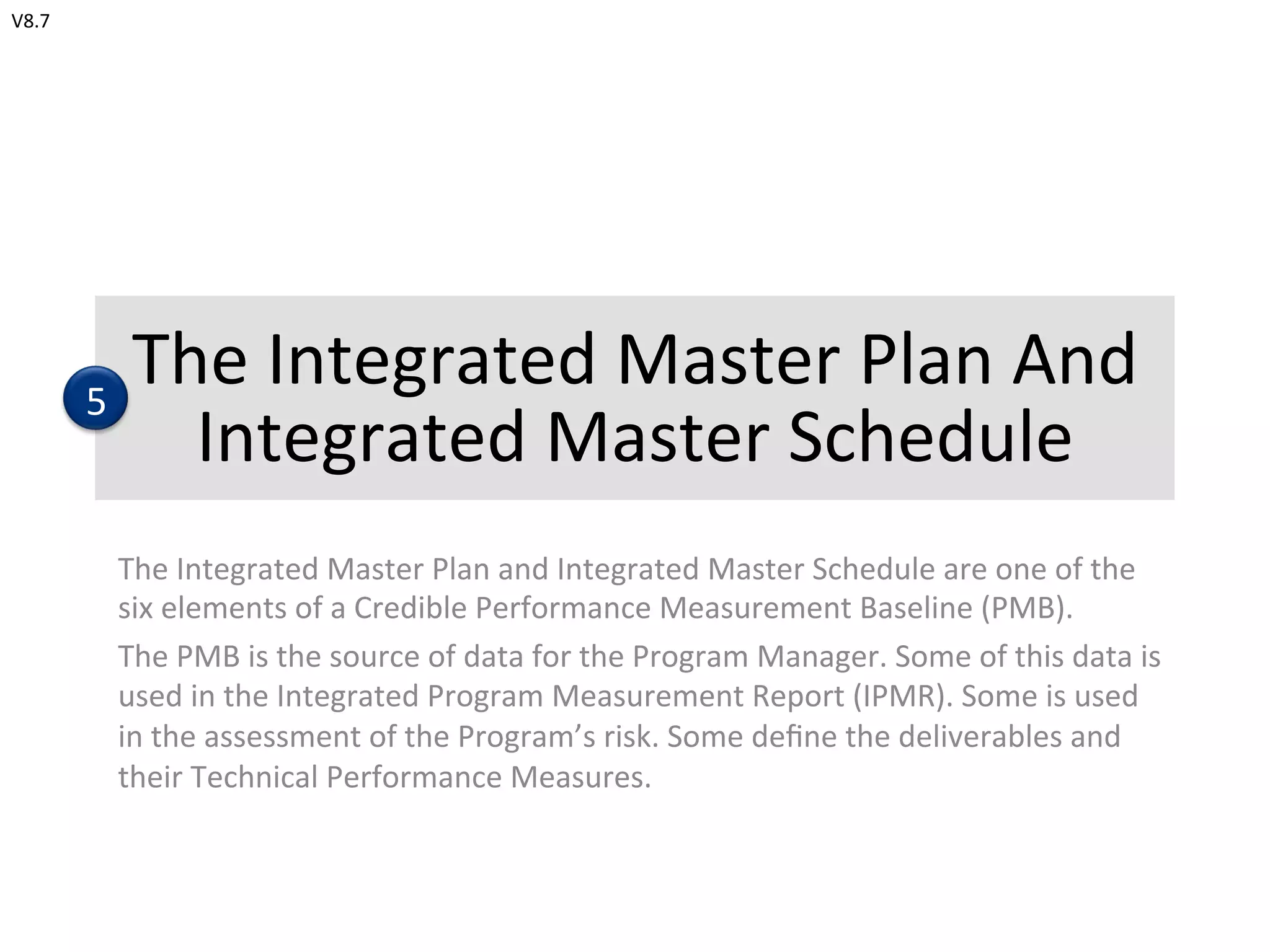 Integrated Master Plan Development | PDF