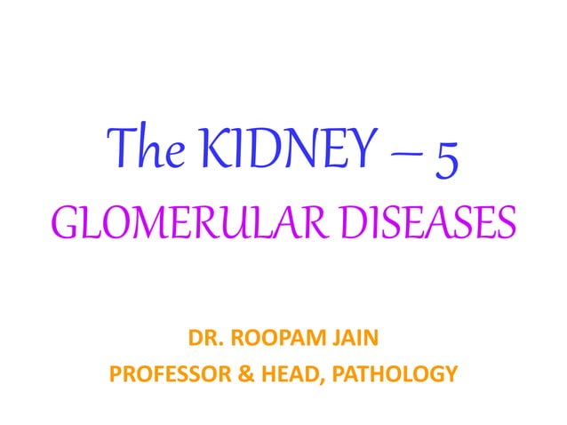 The Kidney - GLOMERULAR DISEASES | PPTX | Blood Disorders | Diseases and Conditions