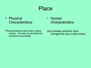 5 Themes Of Geography | PPT