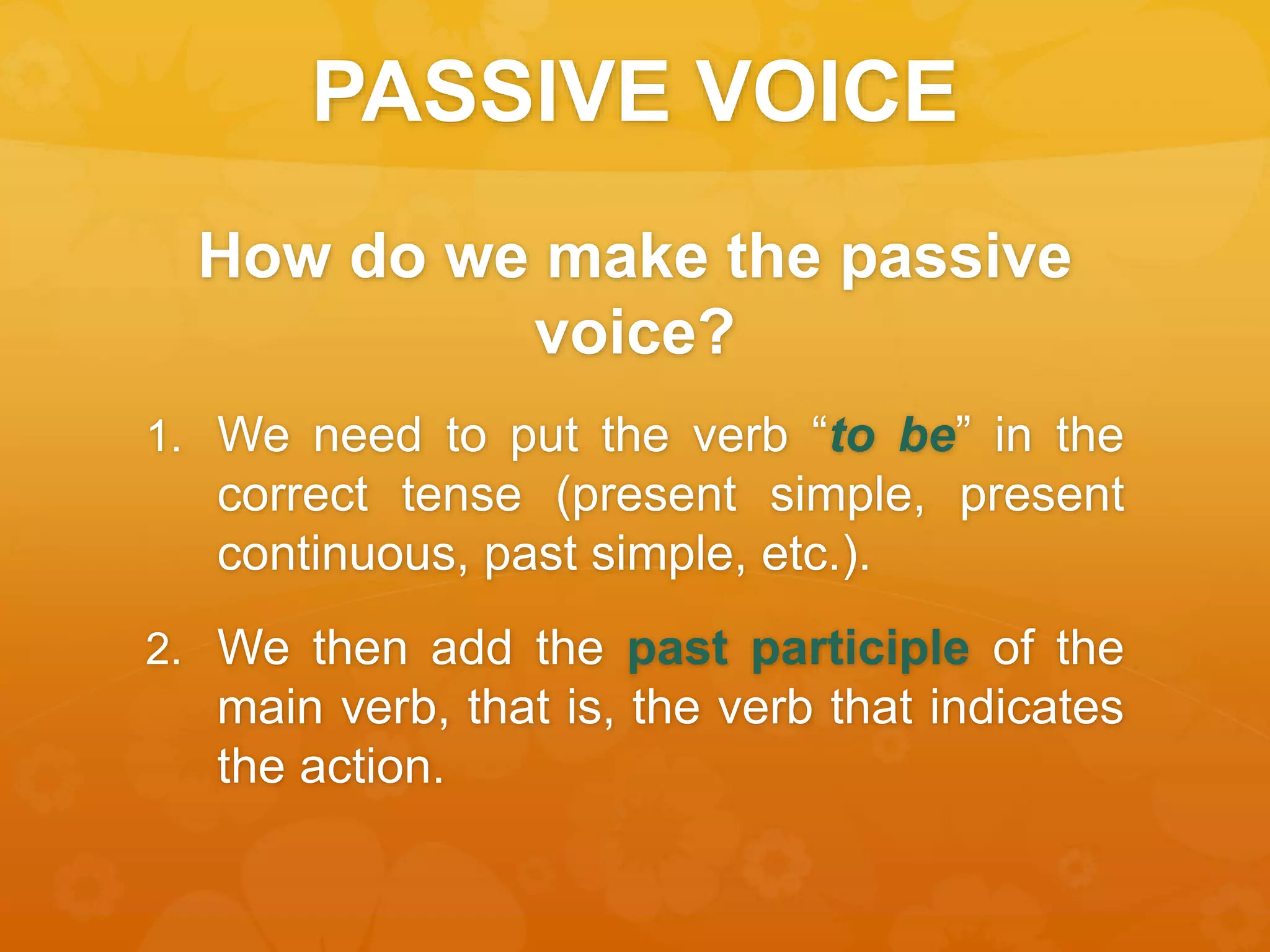 5 the passive | PPTX