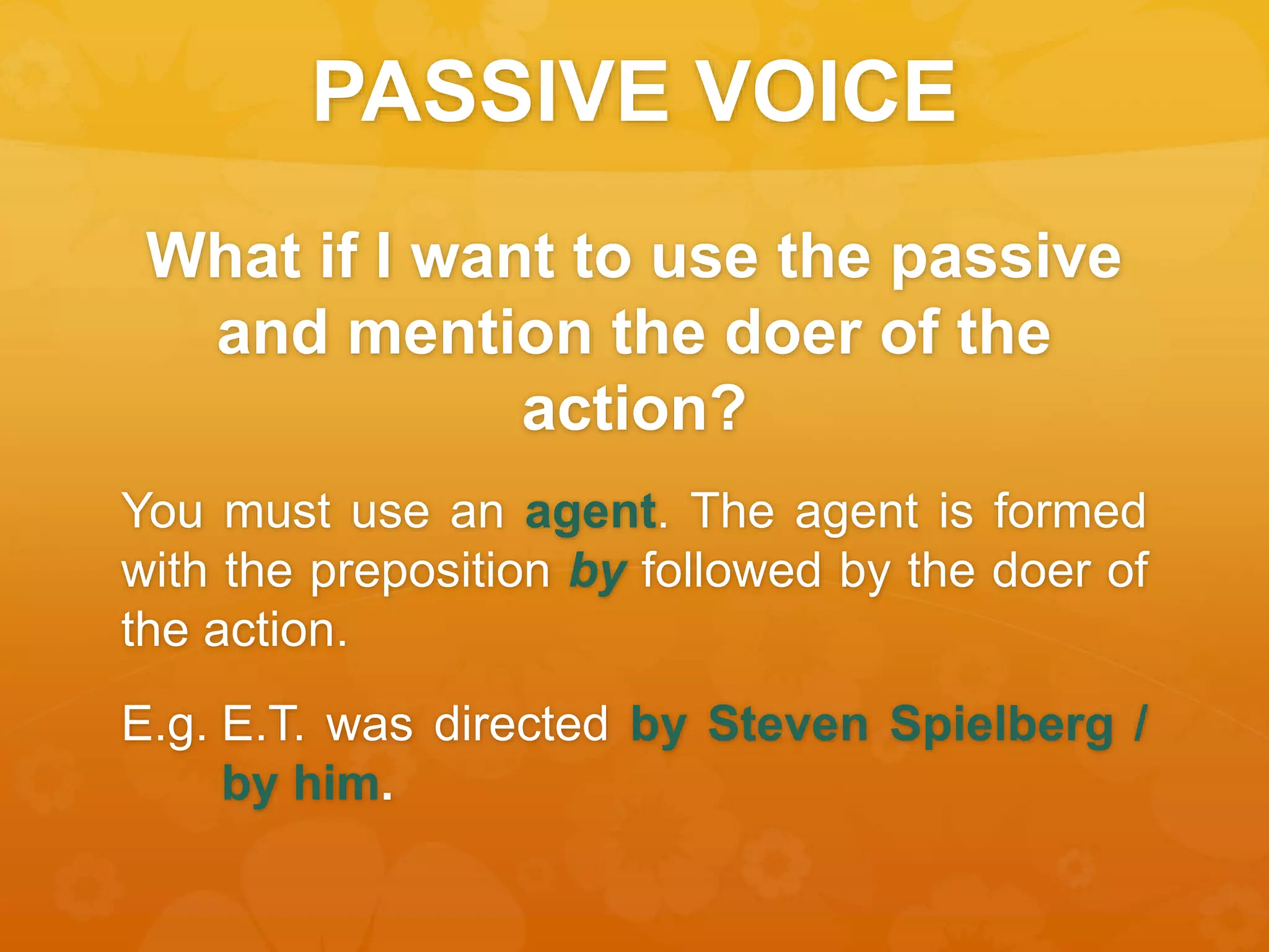 5 the passive | PPTX