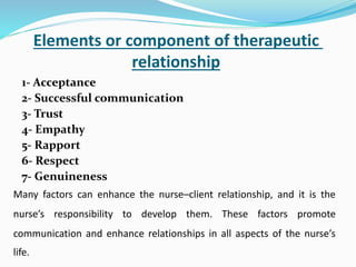 Therapeutic Nurse Patient Relationship 2 Pdf