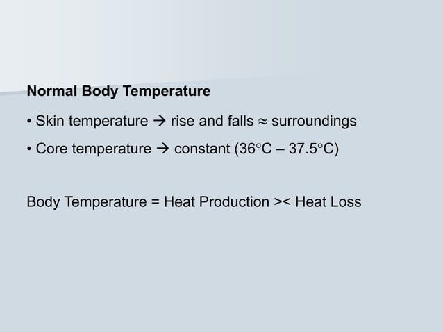 Thermoregulation pathophysiology and FUO work up | PPT