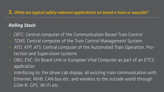5 Things to Know about the Train Control System menTCS | PPT