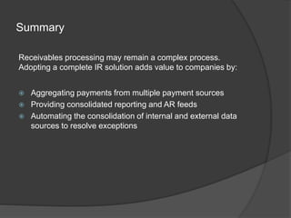 Integrated Receivables: 5 Critical Factors For Adoption | PPTX
