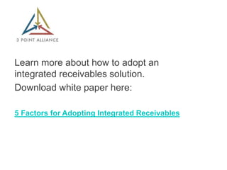 Integrated Receivables: 5 Critical Factors For Adoption | PPTX