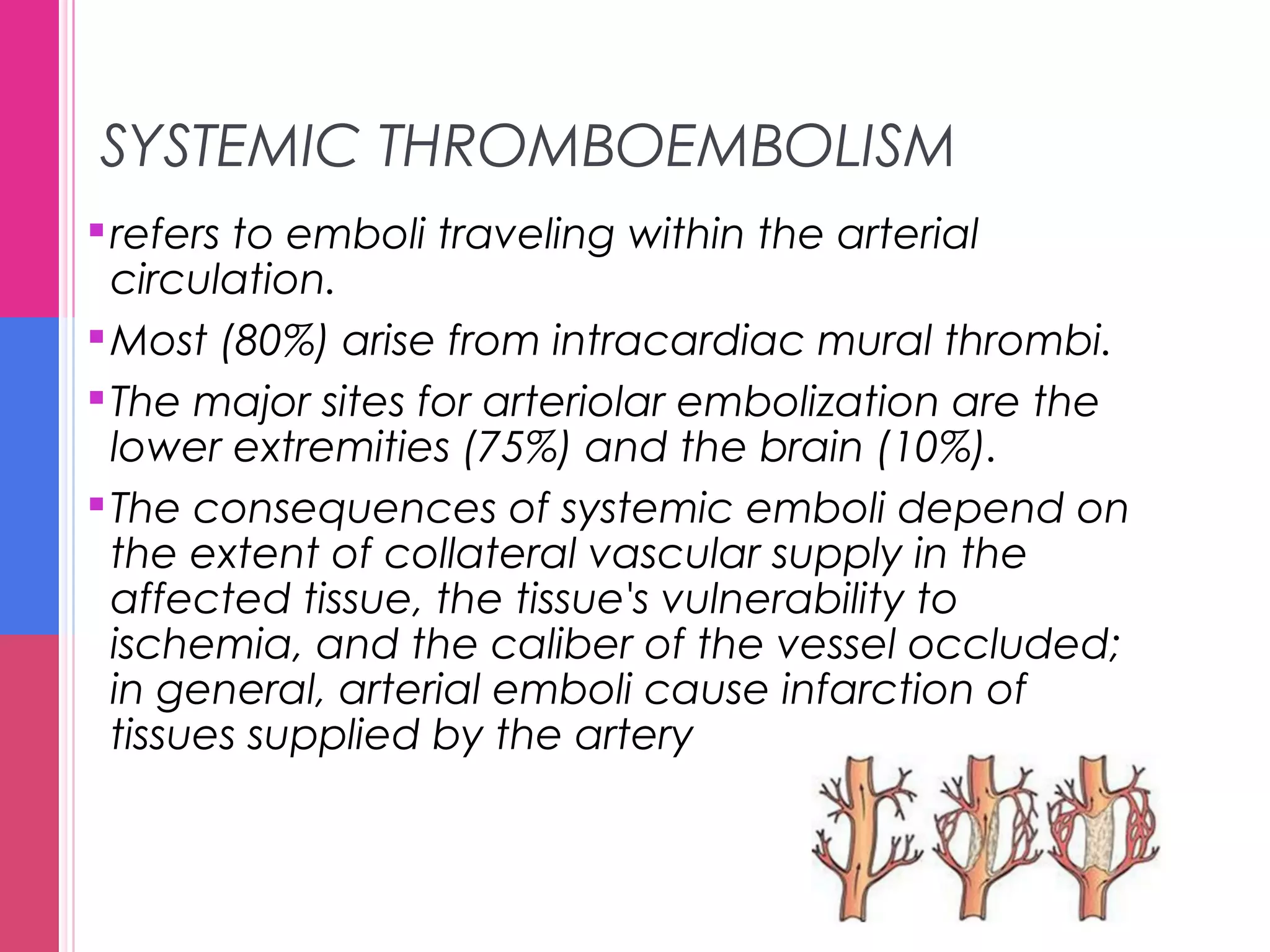 CVS Pathology 5 Thromboembolism 2019, sufia husain | PPT