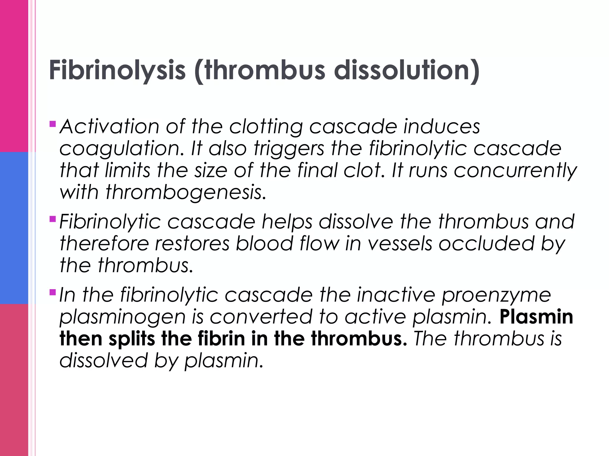 CVS Pathology 5 Thromboembolism 2019, sufia husain | PPT