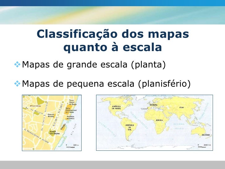 5 tipos de mapas
