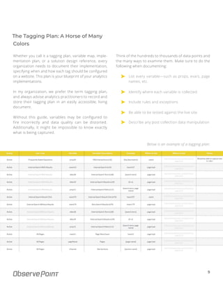 5 Tips to Bulletproof Your Analytics Implementation | PDF