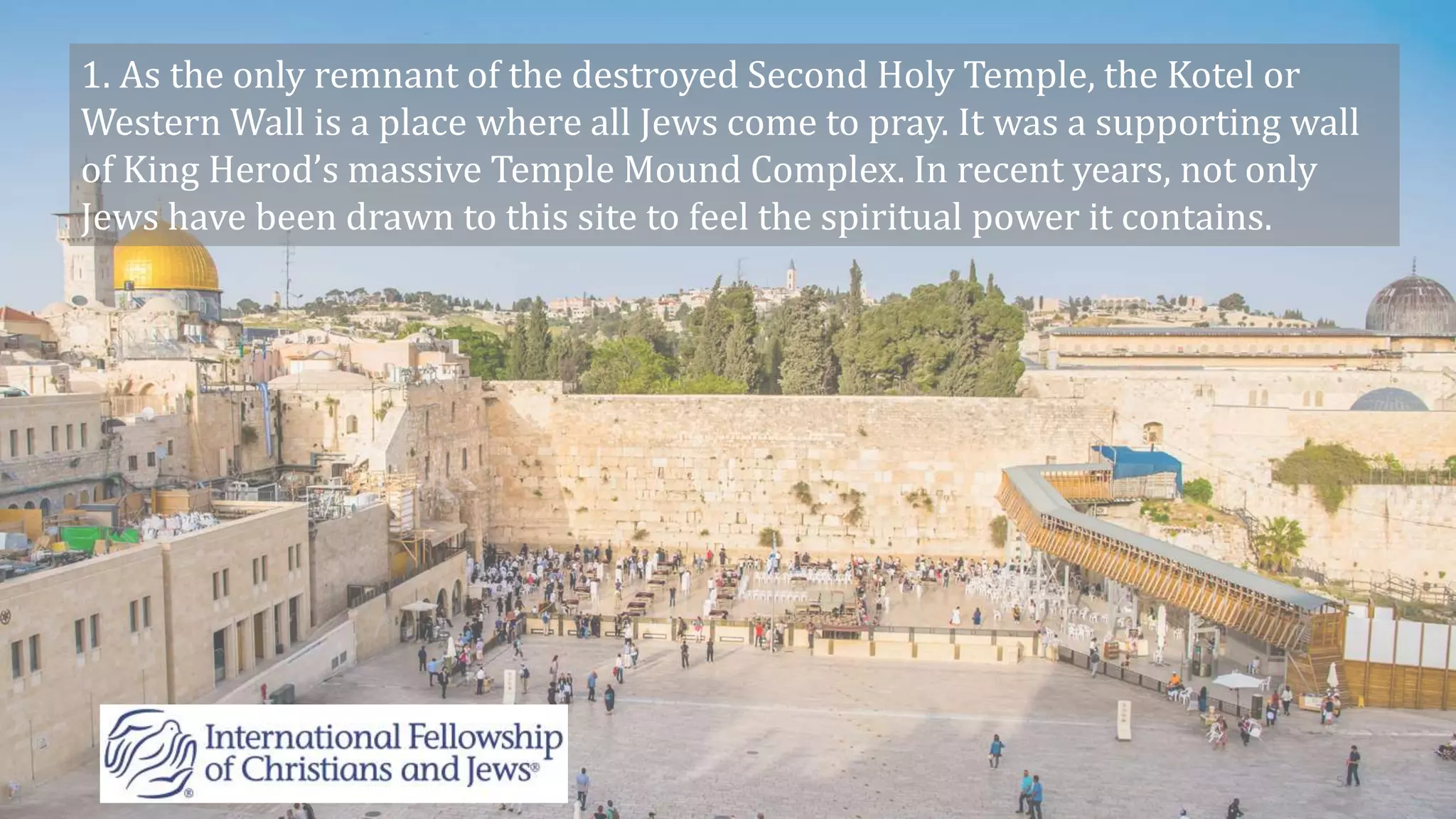 5 Top Destinations to Discover Jewish Heritage | PPTX | Judaism | Religion & Spirituality