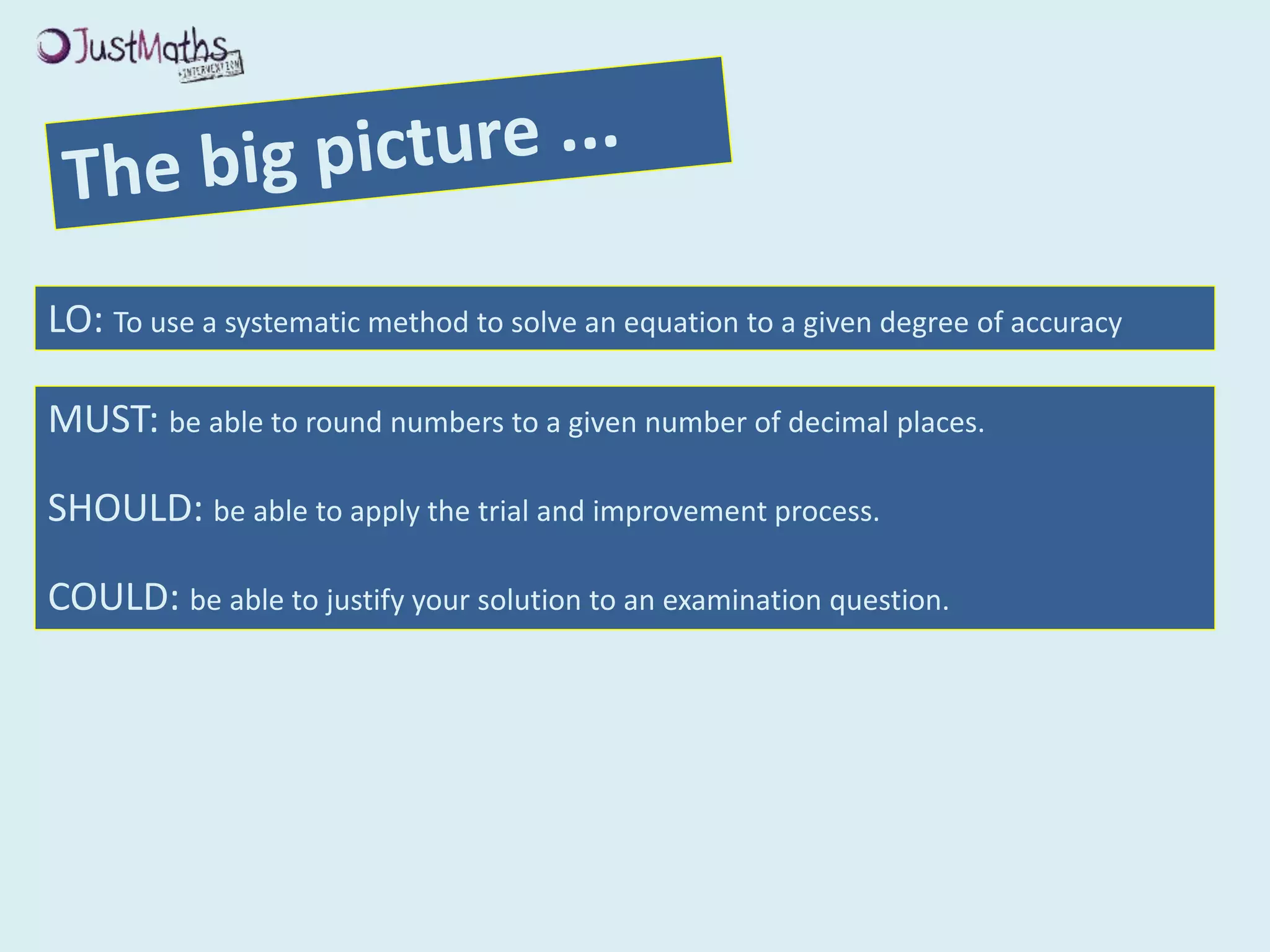 5 trial and improvement - lesson slides (1) | PPTX