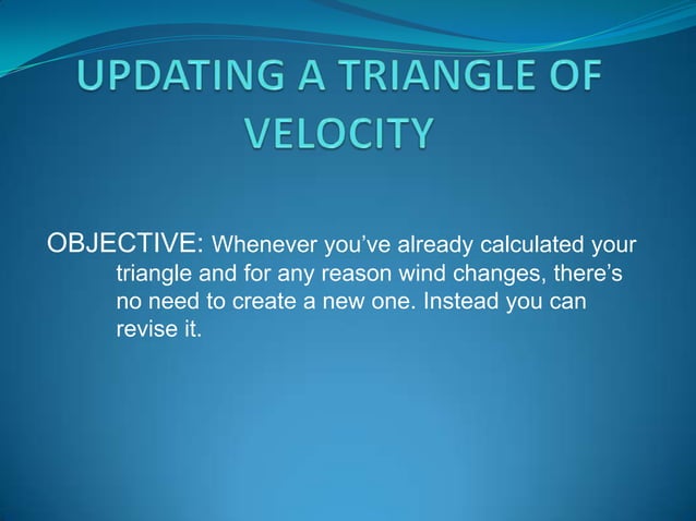 5. triangle of velocities | PPTX
