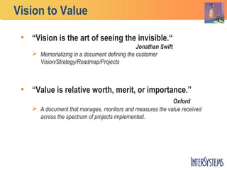 Driving strategic vision & value | PPT