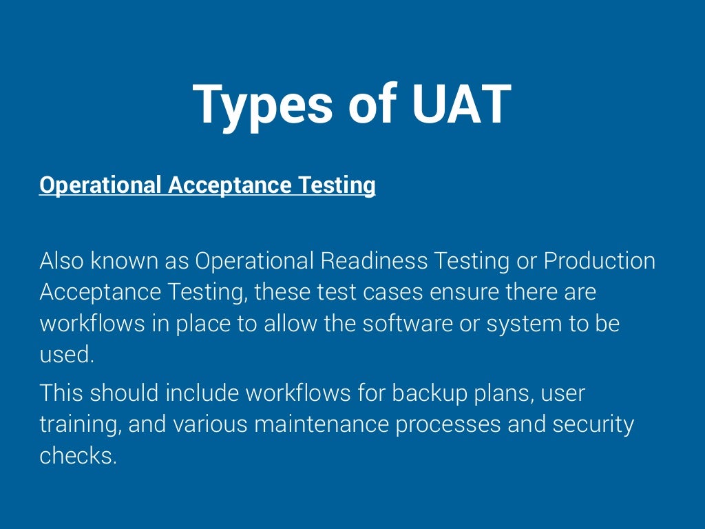 What Is User Acceptance Testing Uat With Examples