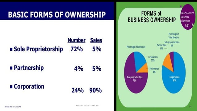 5 types of business ownership | PPTX