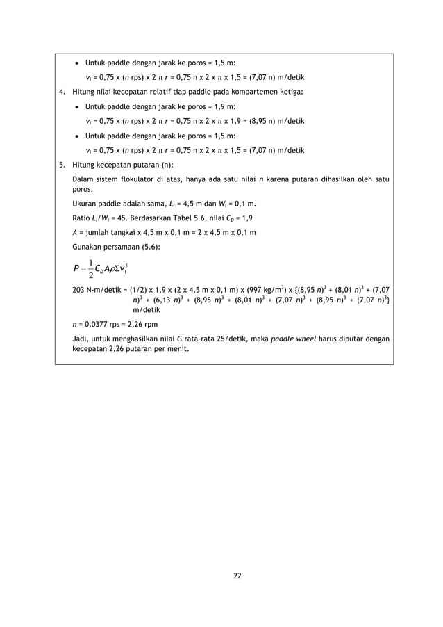 5. unit koagulasi flokulasi | PDF